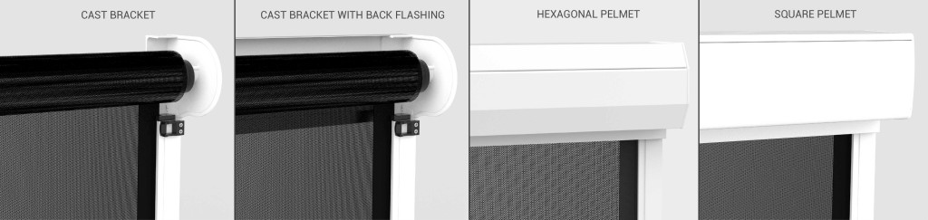 Ziptrak pelmets and brackets - Ziptrak