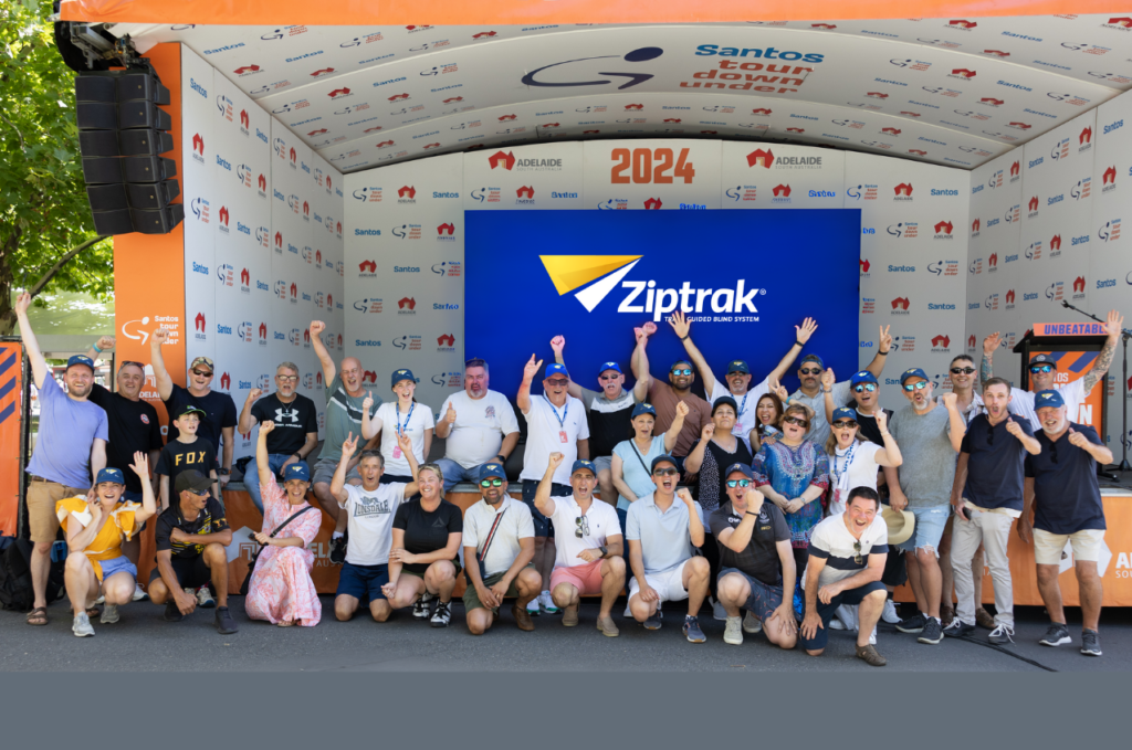 Ziptrak at Santos Tour Down Under 2024 | Event Sponsorship